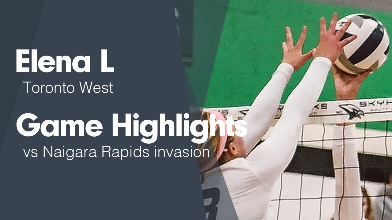 Game Highlights vs Naigara Rapids invasion - Elena L highlights - Hudl