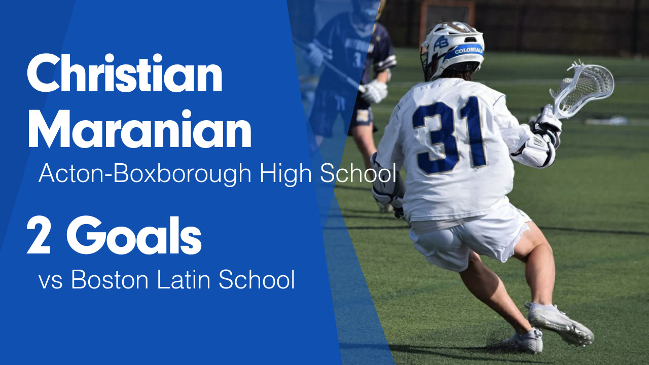 2 Goals vs Boston Latin School - Christian Maranian highlights - Hudl