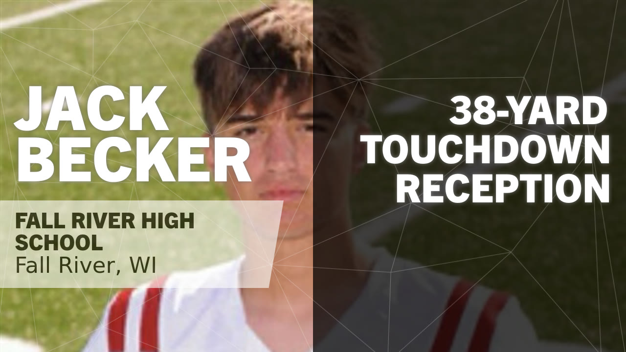 38-yard Touchdown Reception vs Waterloo - Jack Becker highlights - Hudl