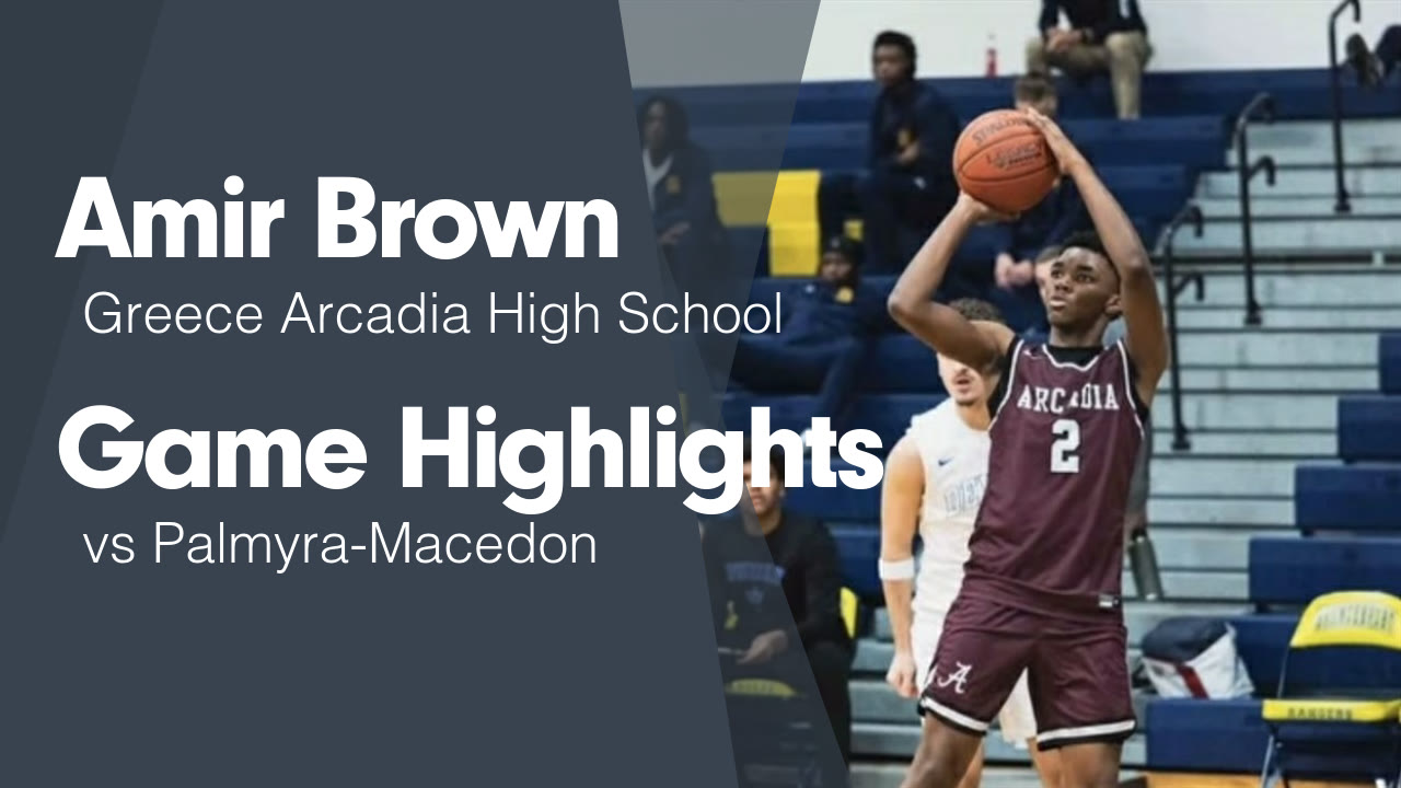 Game Highlights vs Palmyra-Macedon - Amir Brown highlights - Hudl