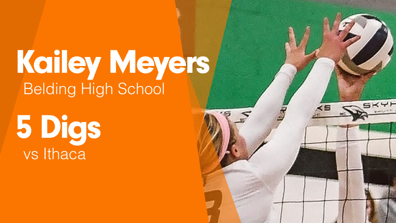 5 Digs vs Ithaca - Kailey Meyers highlights - Hudl