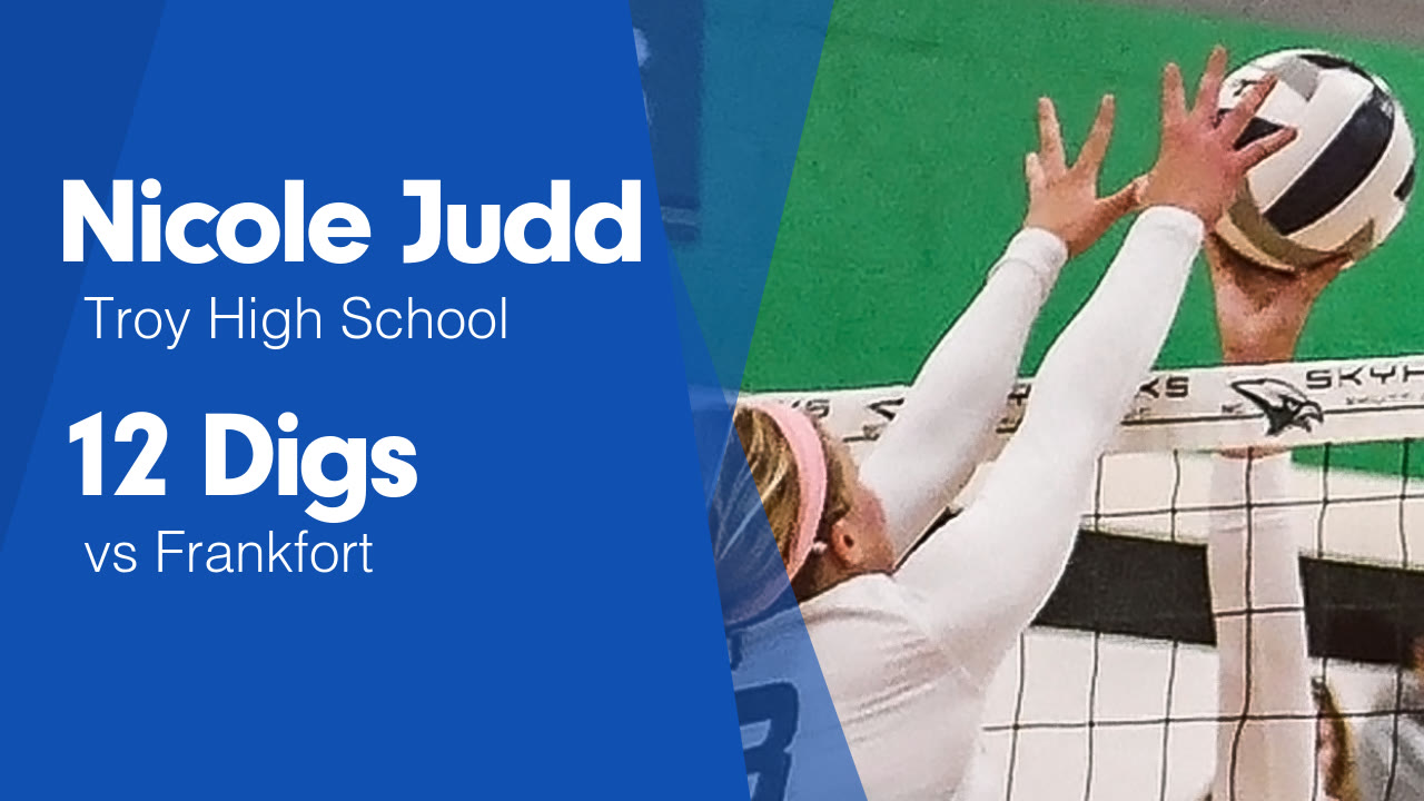 12 Digs vs Frankfort - Nicole Judd highlights - Hudl
