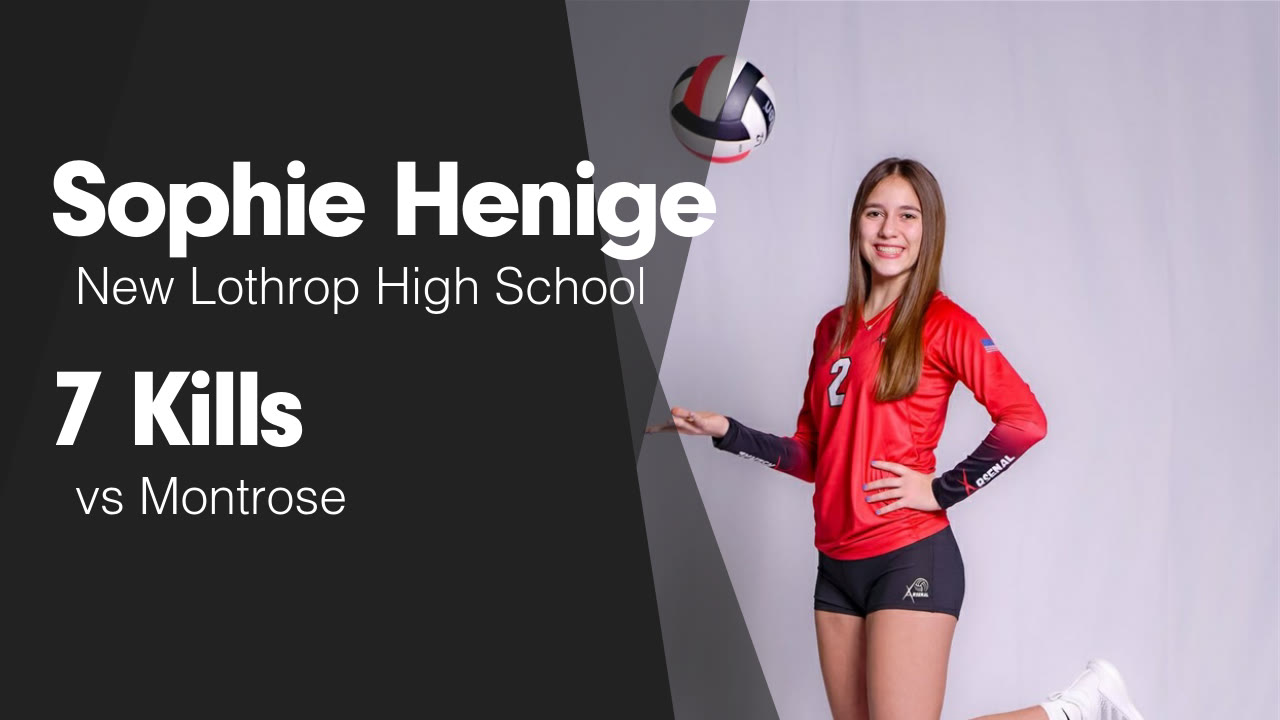 7 Kills vs Montrose - Sophie Henige highlights - Hudl