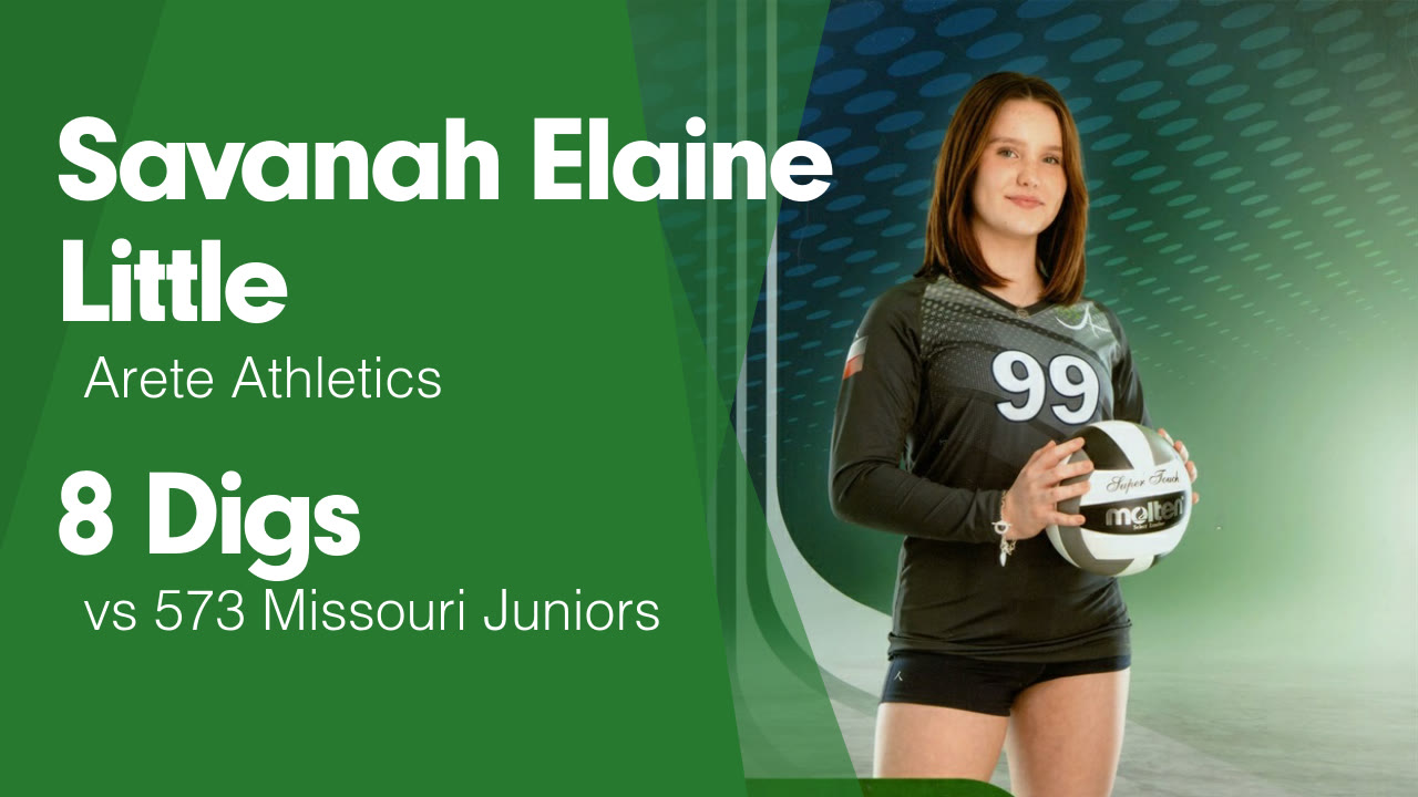 8 Digs vs 573 Missouri Juniors - Savanah Elaine Little highlights - Hudl