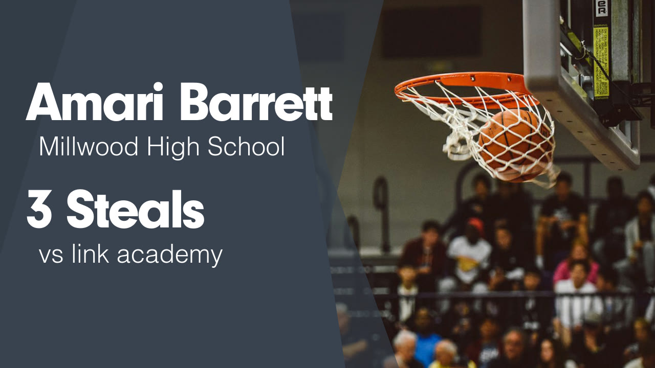 3 Steals vs link academy - Amari Barrett highlights - Hudl