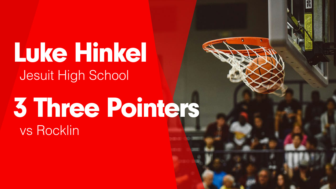 3 Three Pointers vs Rocklin - Luke Hinkel highlights - Hudl