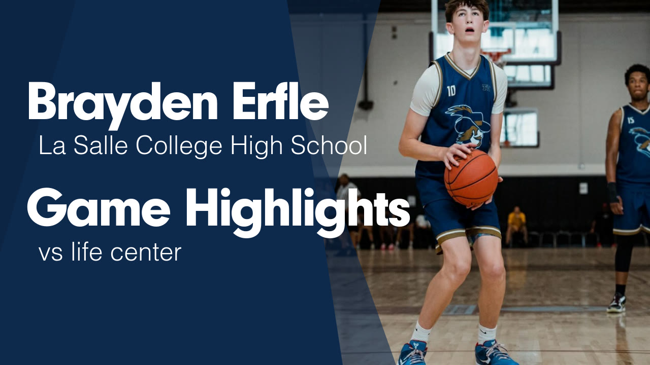 Game Highlights vs life center - Brayden Erfle highlights - Hudl