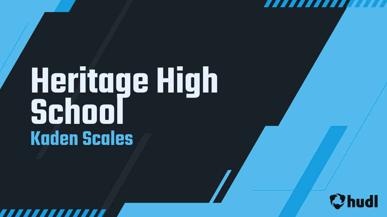 Heritage High School - Kaden Scales highlights - Hudl