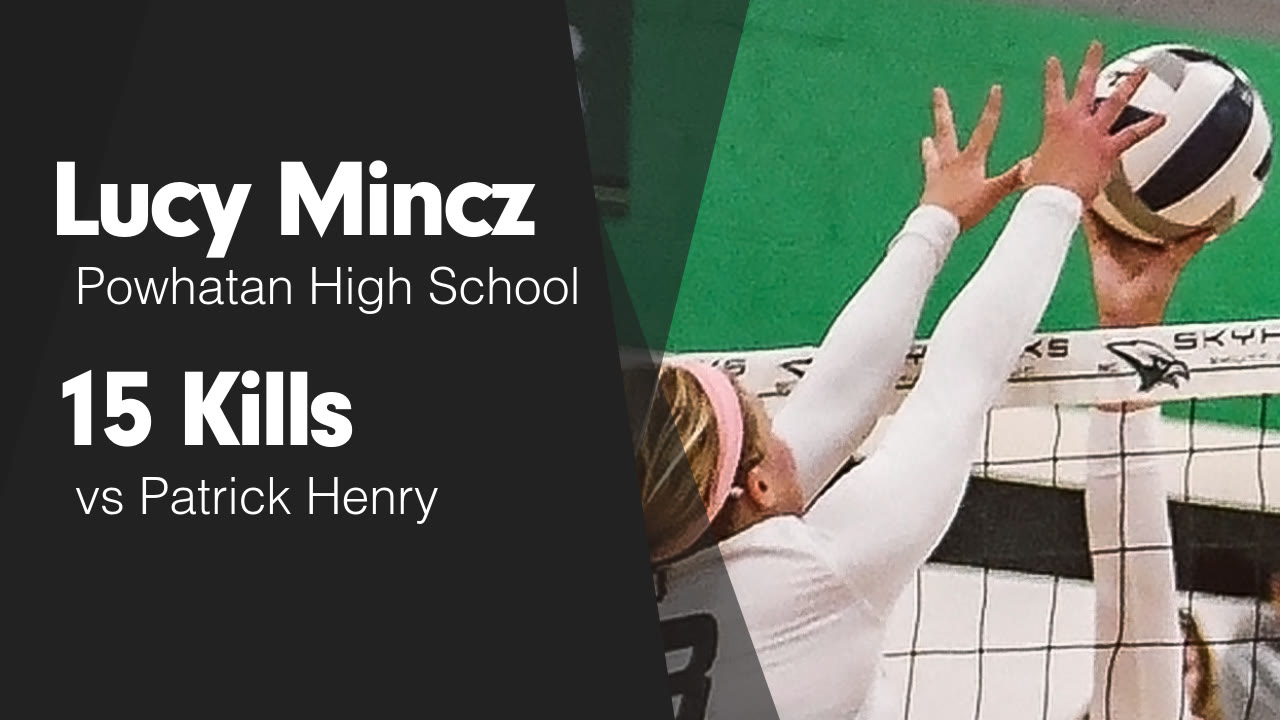 15 Kills vs Patrick Henry - Lucy Mincz highlights - Hudl