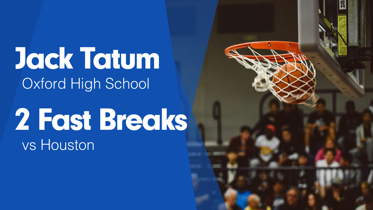 2 Fast Breaks vs Houston - Jack Tatum highlights - Hudl