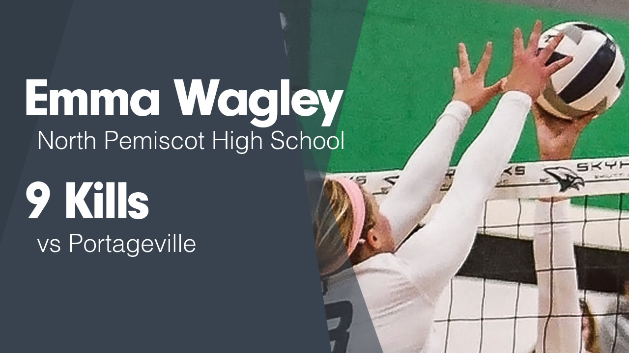 9 Kills vs Portageville - Emma Wagley highlights - Hudl