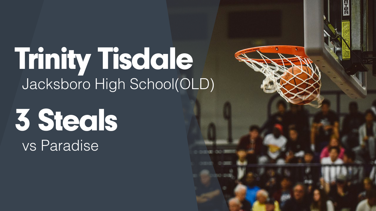 3 Steals vs Paradise - Trinity Tisdale highlights - Hudl
